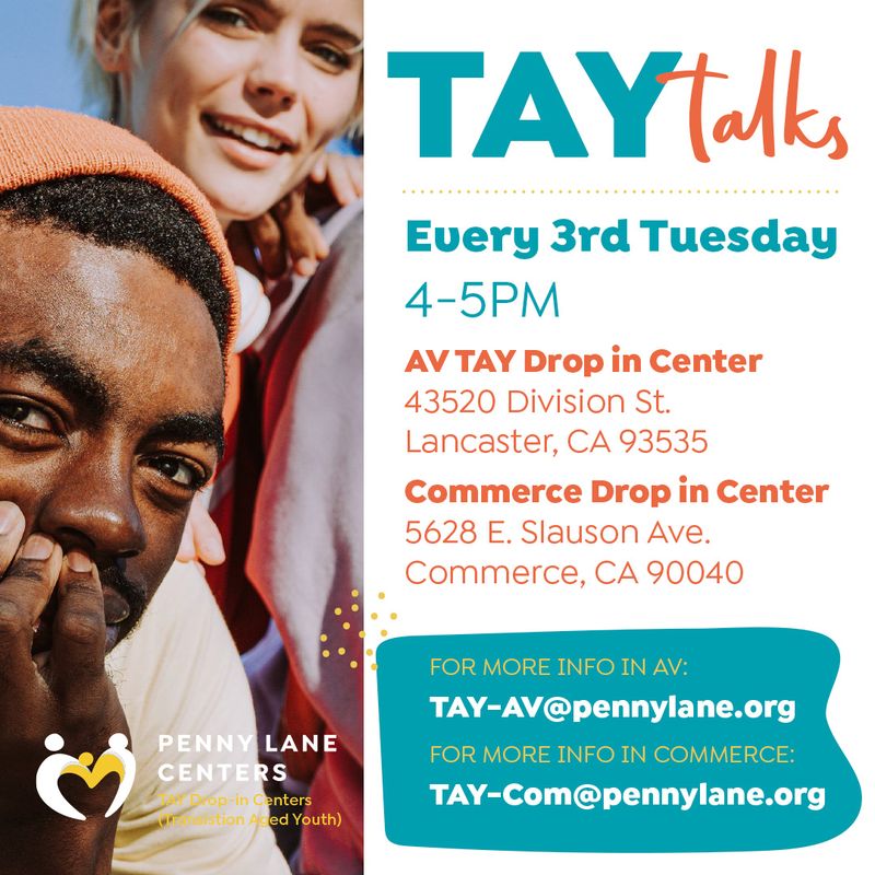 Transition Age Youth (TAY) Drop in Centers